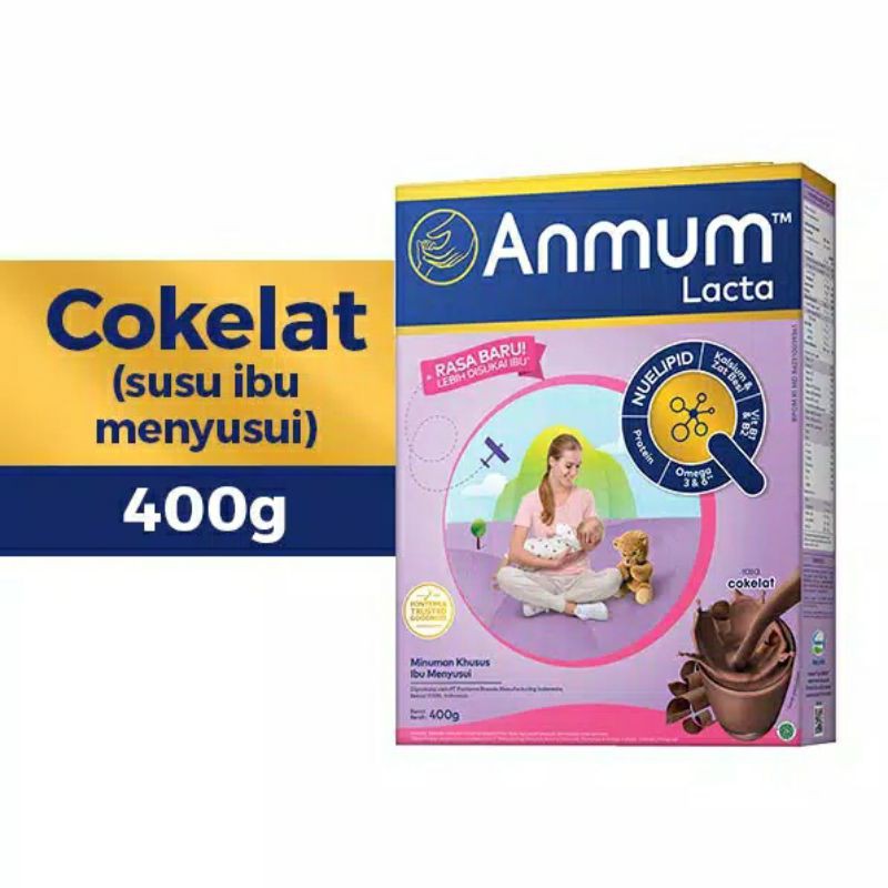 Jual Anmum Lacta coklat 400 gr atau 2x 200 gram | Shopee Indonesia
