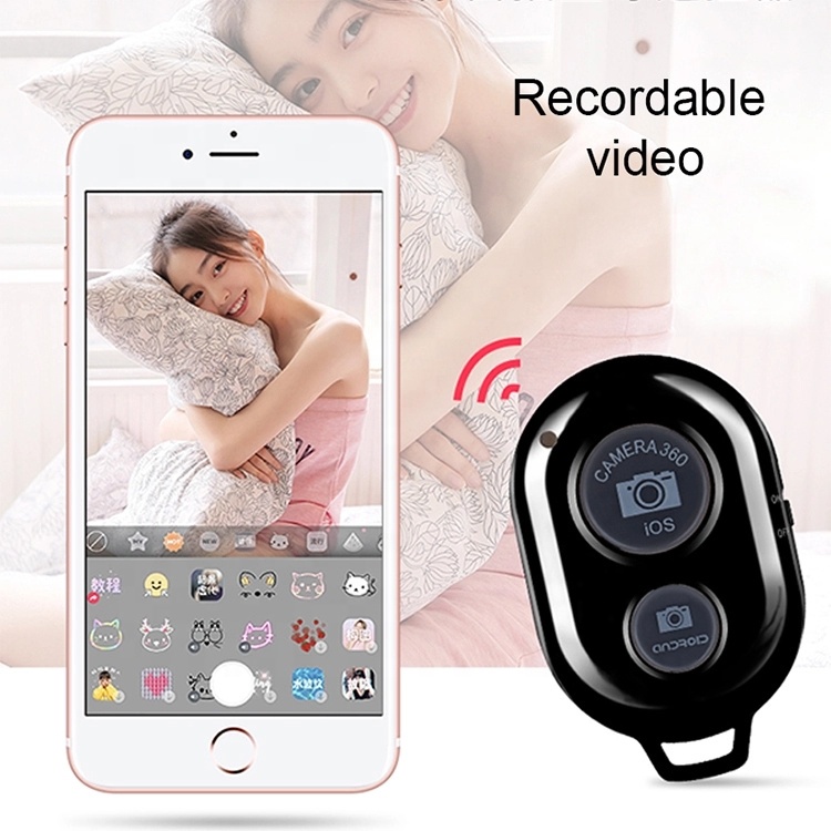 Jual Remote Control Bluetooth Portable Selfie Shutter Wireless for ...