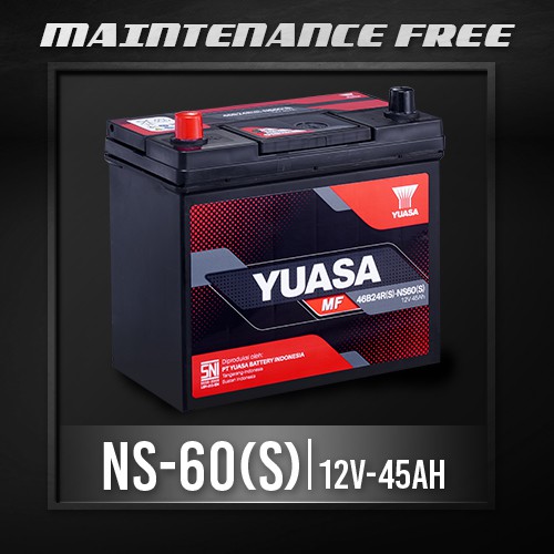 Jual Yuasa Aki Mobil NS60S-MF 100% ORIGINAL | Shopee Indonesia