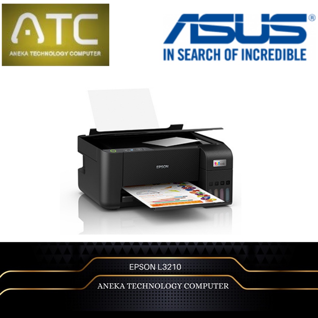 Jual Epson EcoTank L3210 A4 All-in-One Ink Tank Printer | Shopee Indonesia