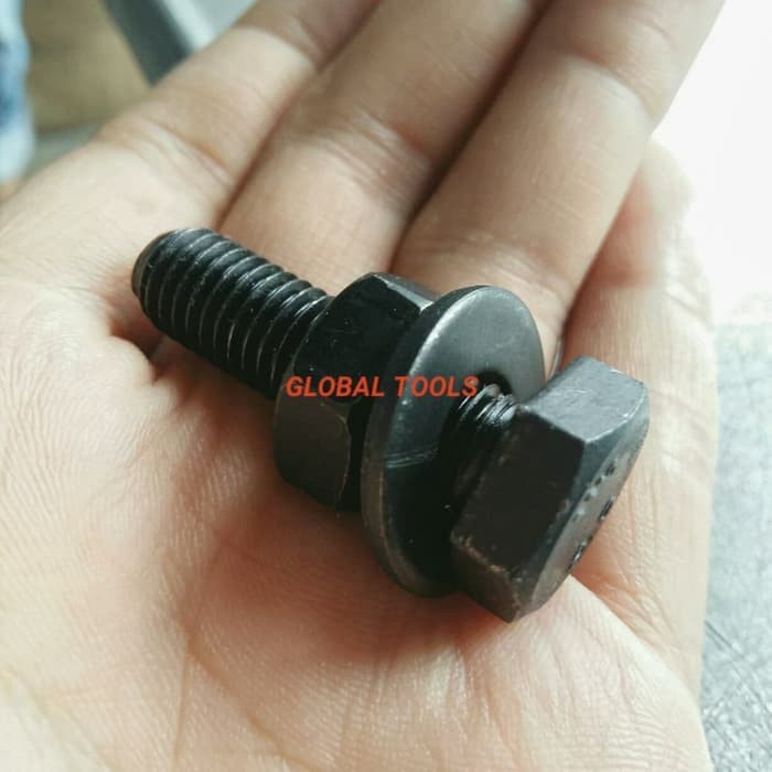 Jual Baut mur Baja 8.8 m12 x 45 baut baja 12 x 45 baut 17 baut 19 HTB ...