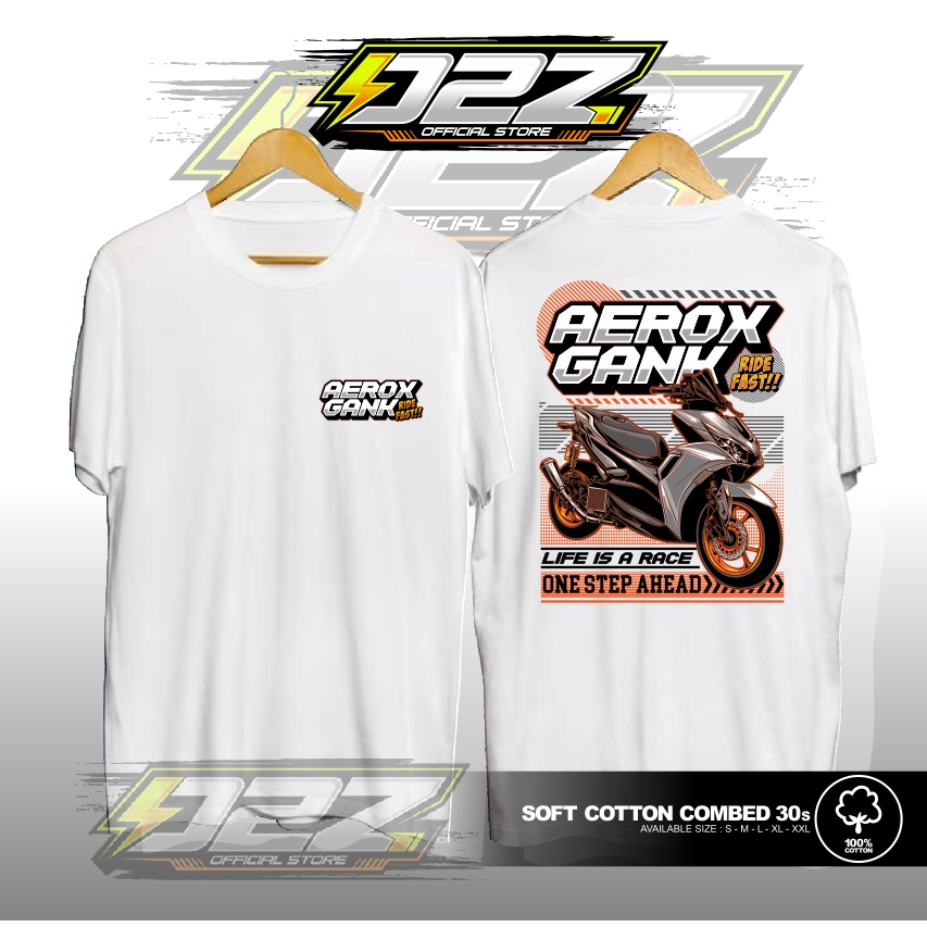 Jual Kaos Baju T-shirt YAMAHA AEROX 155 Versi AEROX GANK Kaos Distro Otomotif Terlaris | Shopee ...