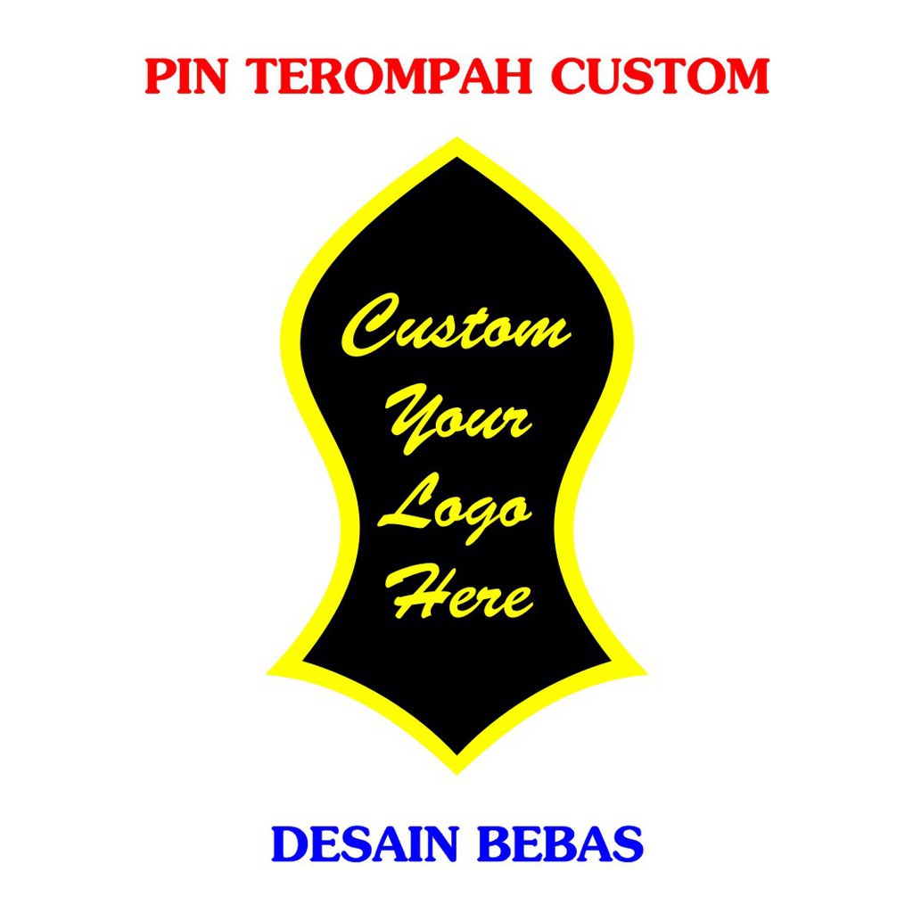 Jual [Custom] Pin Bross Terompah Resin Custom Desain Bebas 3.5cm ...