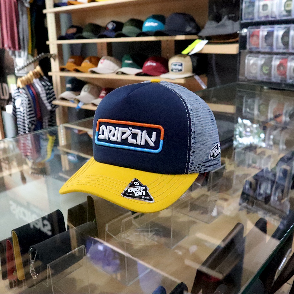Jual DRIP'ON TOPI TRUCKER HAT CAPS TRIANGLE TOPI PRIA JARING GREY ...