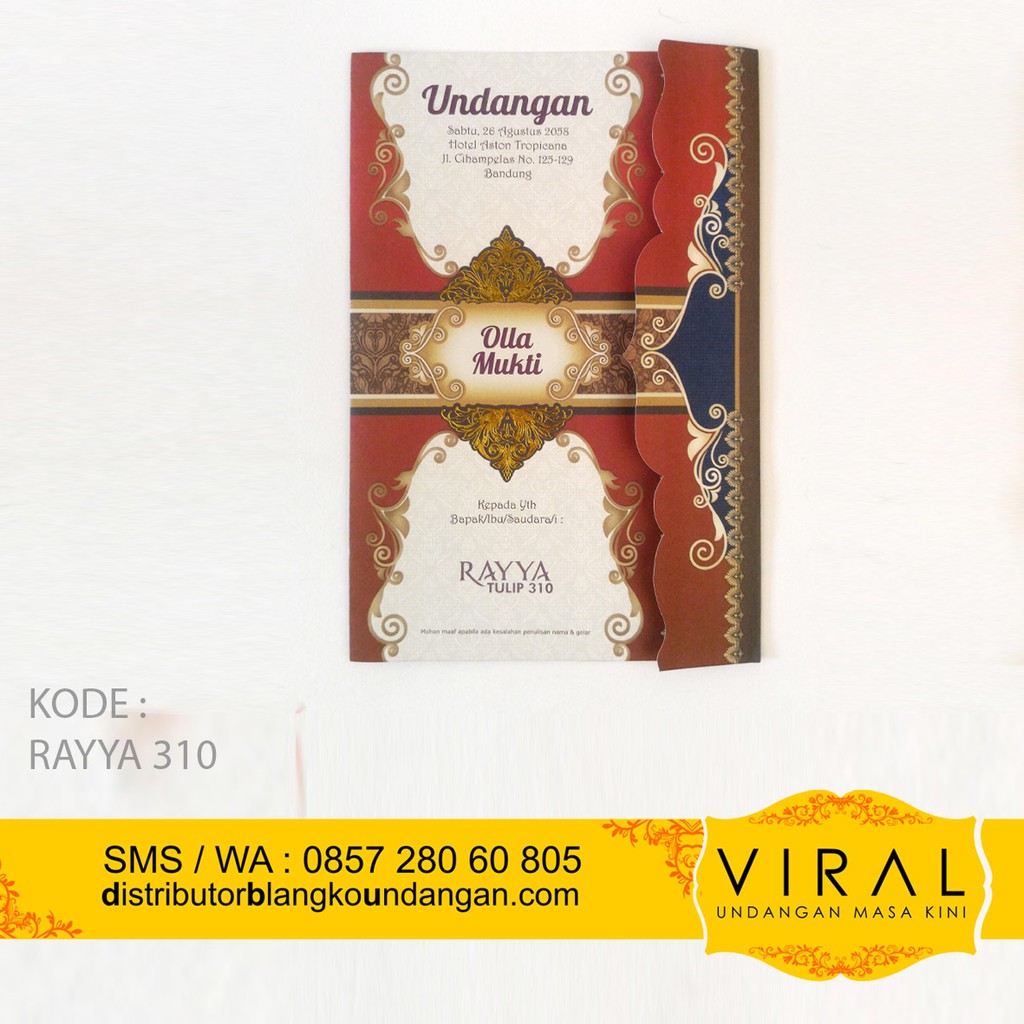 Jual Blangko Undangan Rayya 310 Isi 100 Harga Murah | Shopee Indonesia