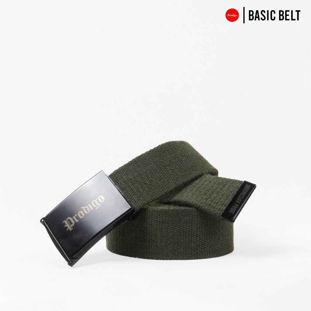Jual Prodigo * Wamilo Sabuk Olive | Sabuk Pria Nylon Canvas | webbing ...