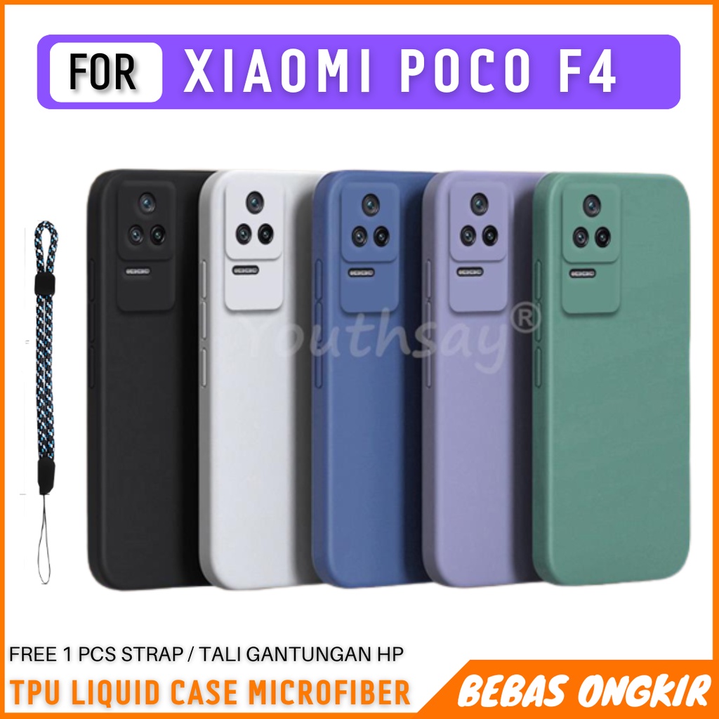 Jual Case Xiaomi Poco F4 5G Liquid Silicone Case With Mircrofiber ...