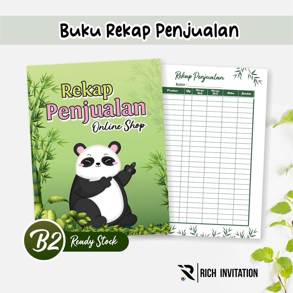 Jual BUKU OLSHOP / BUKU REKAP PENJUALAN READY STOK B2 | Shopee Indonesia