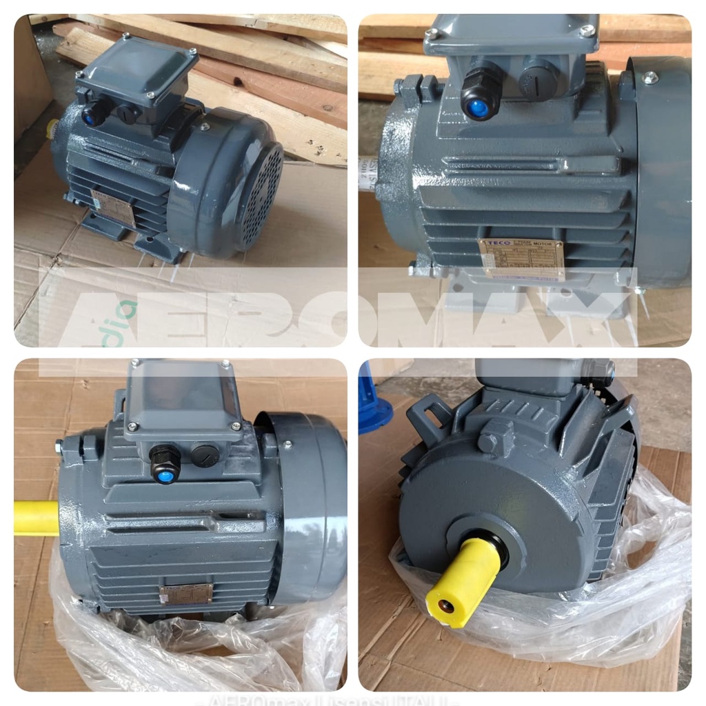 Jual TECO Electric motor / Dinamo motor 3HP/2.2KW Rpm 3000 2P 380V B3 | Shopee Indonesia