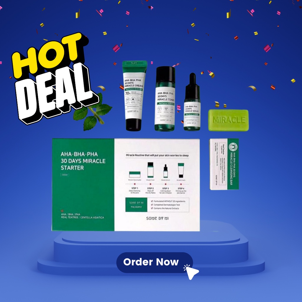 Jual SOME BY MI - SOMEBYMI AHA BHA PHA 30 Days Miracle Starter Kit ...