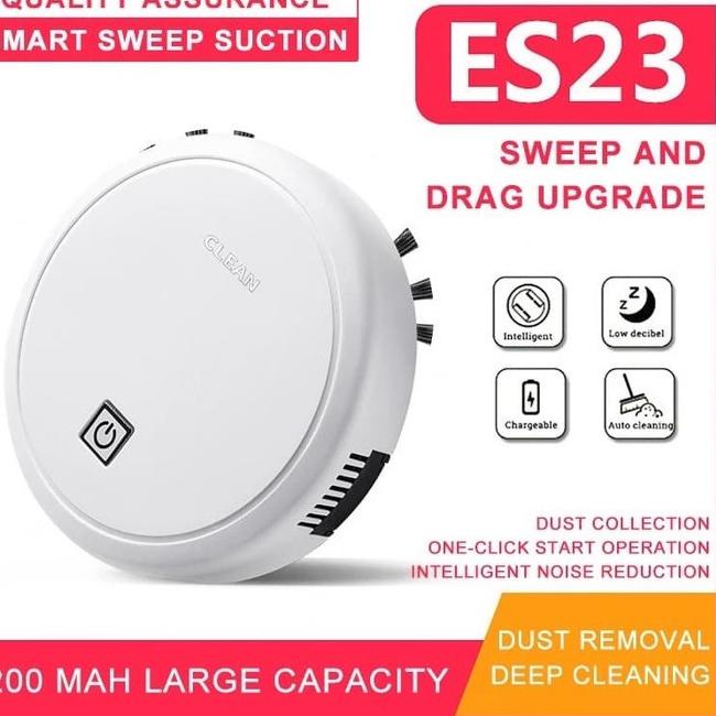 Jual Obral Terkini Penyedot Debu Otomatis Robot Pembersih Lantai Vacuum Cleaner ES23 Ori ...