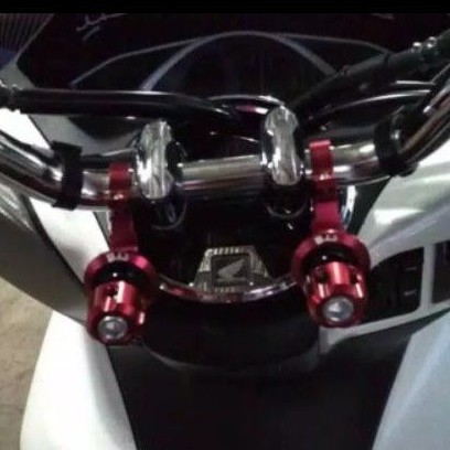 Jual GANTUNGAN BARANG HONDA PCX150 VARIASI STANG PCX 150 LOKAL | Shopee ...