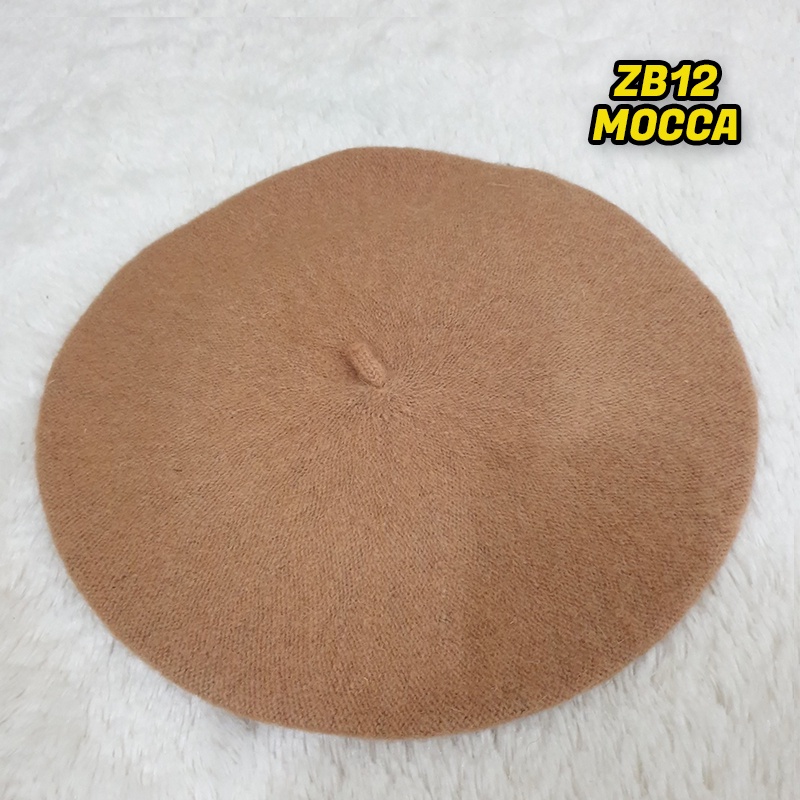 Jual Topi Baret Wanita Pelukis Wol Import Premium Beret Hat Fashion ...