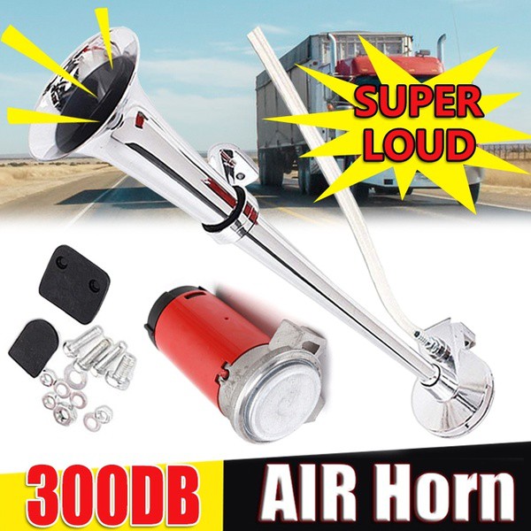 Jual Klakson Horn 300DB for truck Stainless Steel Single Trumpet SUPER ...