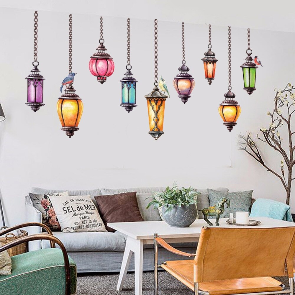 Jual Wall Sticker Lamp - Wall Sticker Motif Lampu - Sticker Dinding ...