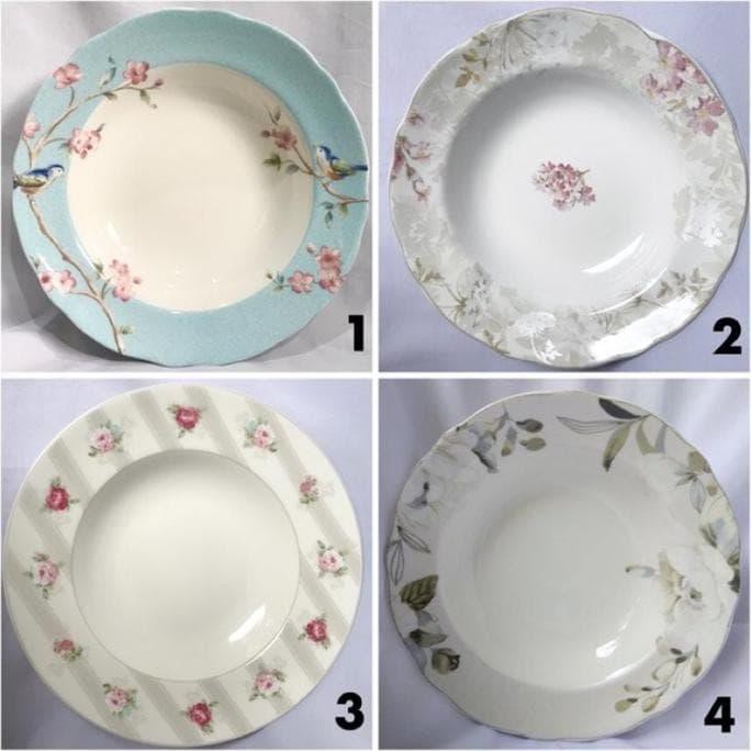 Jual SANGO PIRING CEKUNG DIAMETER 22/23 CM SOUP PLATE MANGKOK SUP ...