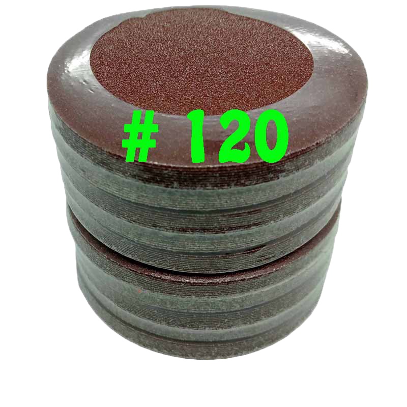 Jual Amplas Velcro 4" Grit # 120 Velcro Sanding Disc 120 isi 100pcs ...