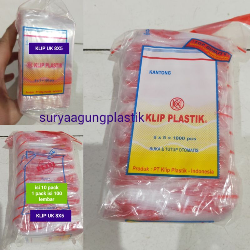 Jual Plastik klip / Klip obat ukuran 8x5 cm 1000 lembar | Shopee Indonesia