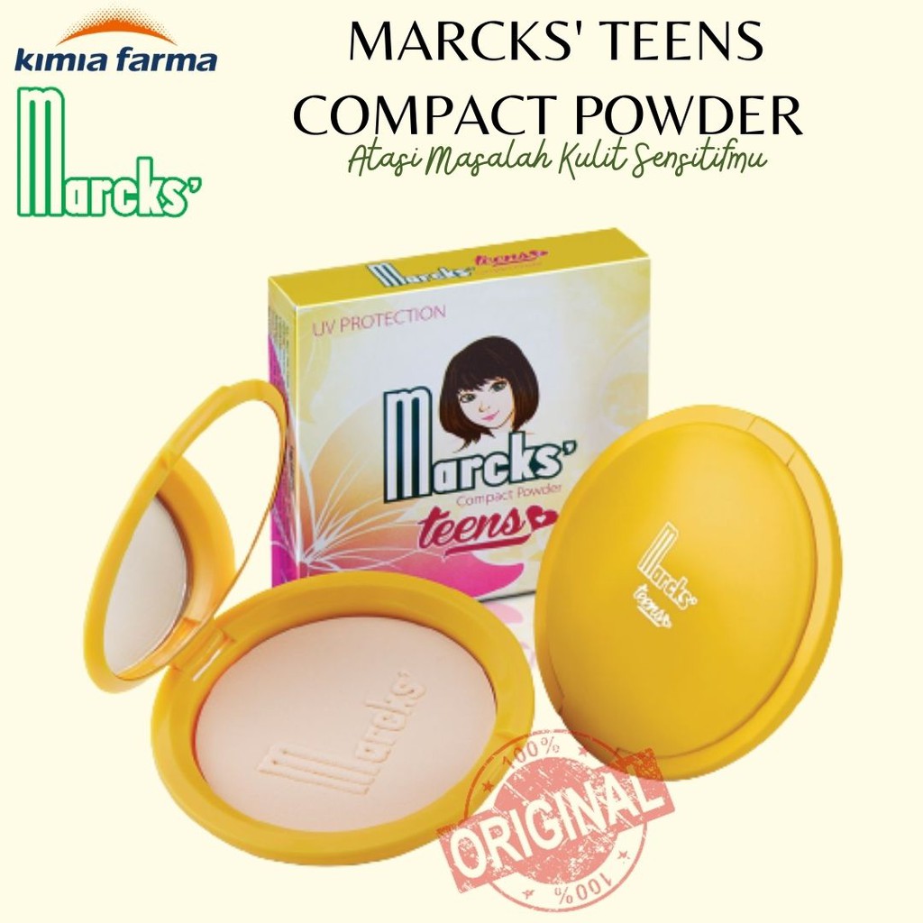 Jual MARCKS' TEENS COMPACT POWDER / BEDAK PADAT 12GR | Shopee Indonesia