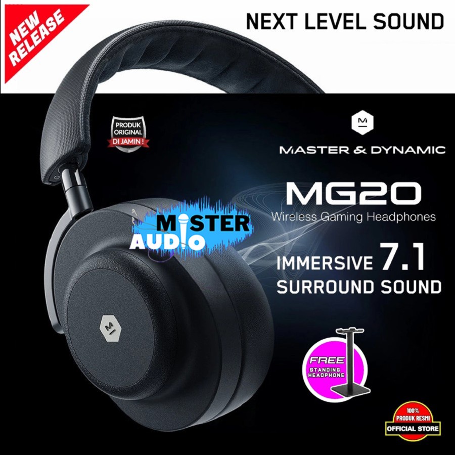 Jual Master & Dynamic MG20 / MG 20 Premium Wireless Gaming Headphones | Shopee Indonesia