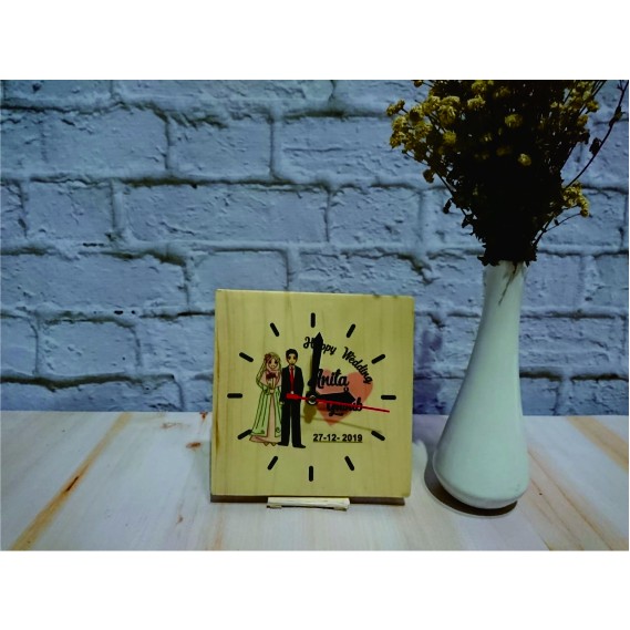 Jual Jam Kayu Jati Belanda custom | Shopee Indonesia