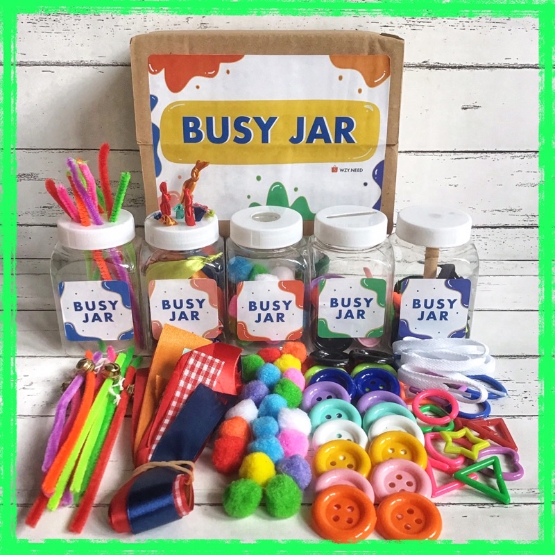 Jual SOUVENIR ULANG TAHUN ANAK BUSY JAR MAINAN MONTESORI MAINAN EDUKASI ...