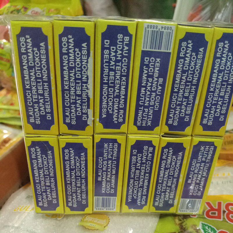 Jual 1 pak blau cuci kembang ros isi 12 pcs 30 gram | Shopee Indonesia