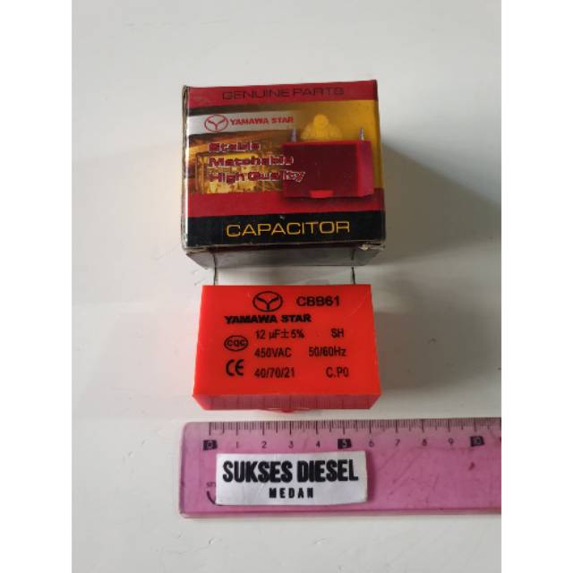 Jual Kapasitor Capasitor Genset Generator 12UF Red | Shopee Indonesia