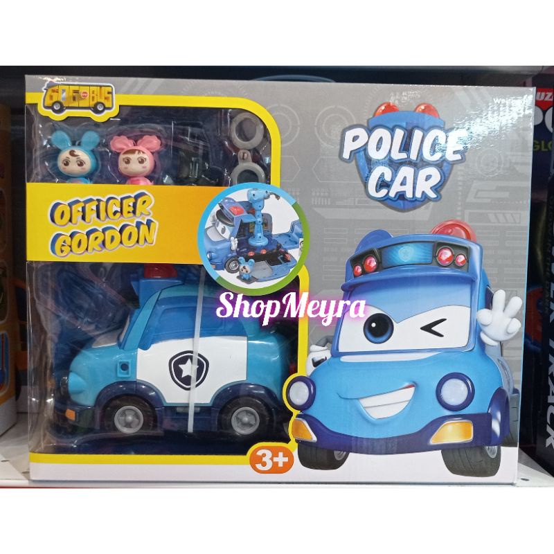 Jual Gogo Bus Officer Gordon Playset Police Car | Shopee Indonesia