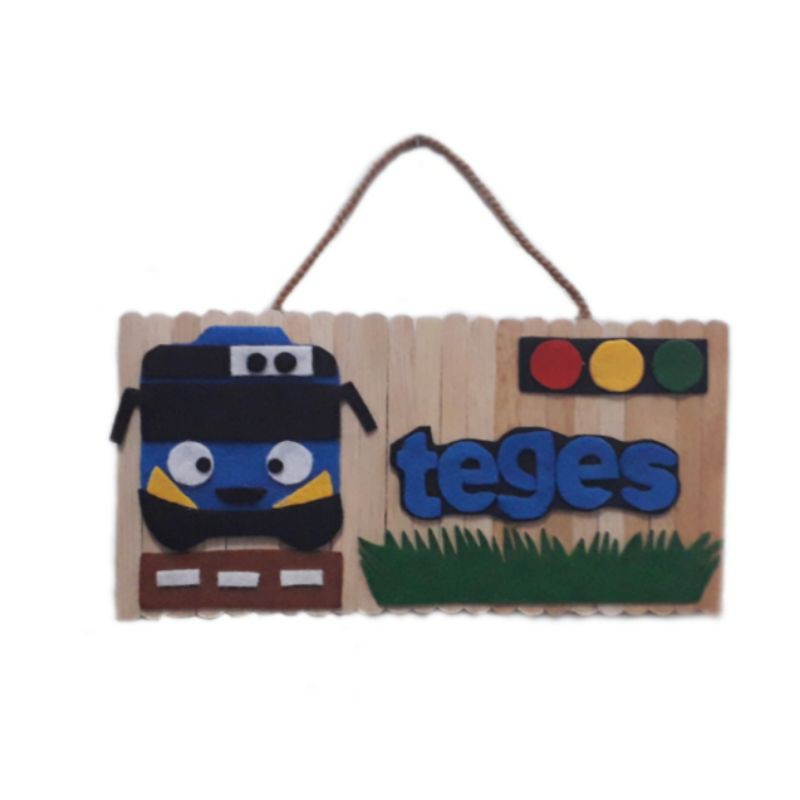 Jual HIASAN DINDING CUSTOM NAMA KARAKTER BUS ANAK ANAK | Shopee Indonesia