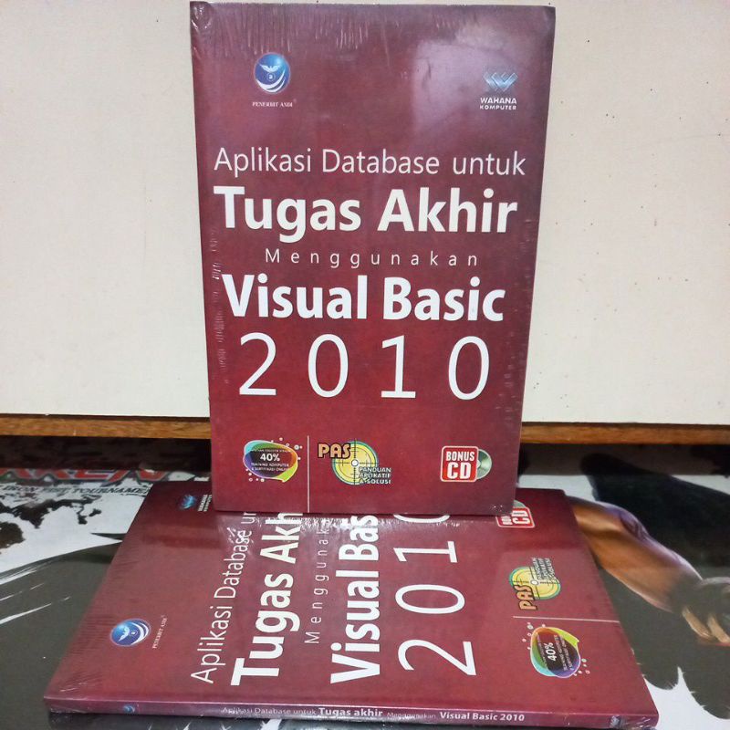Jual Buku Komputer - Aplikasi Database untuk Tugas Akhir menggunakan Visual Basic 2010 | Shopee ...