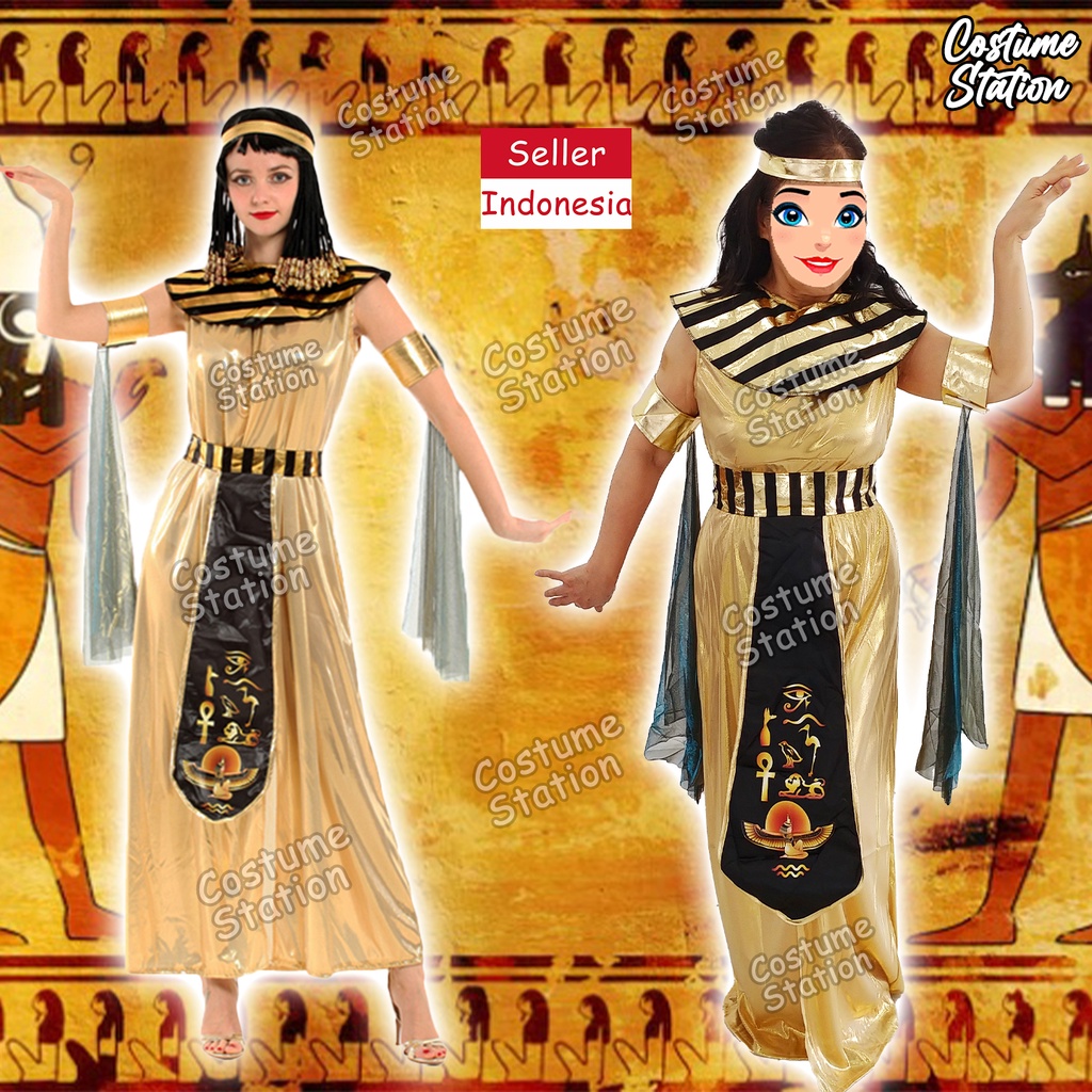 Jual Kostum Cleopatra B Costume Firaun Mesir Pharaoh Egypt Kleopatra ...