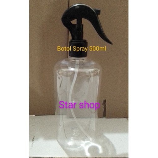 Jual botol trigger spray/botol spray parfum/botol pewangi laundry 500ml ...