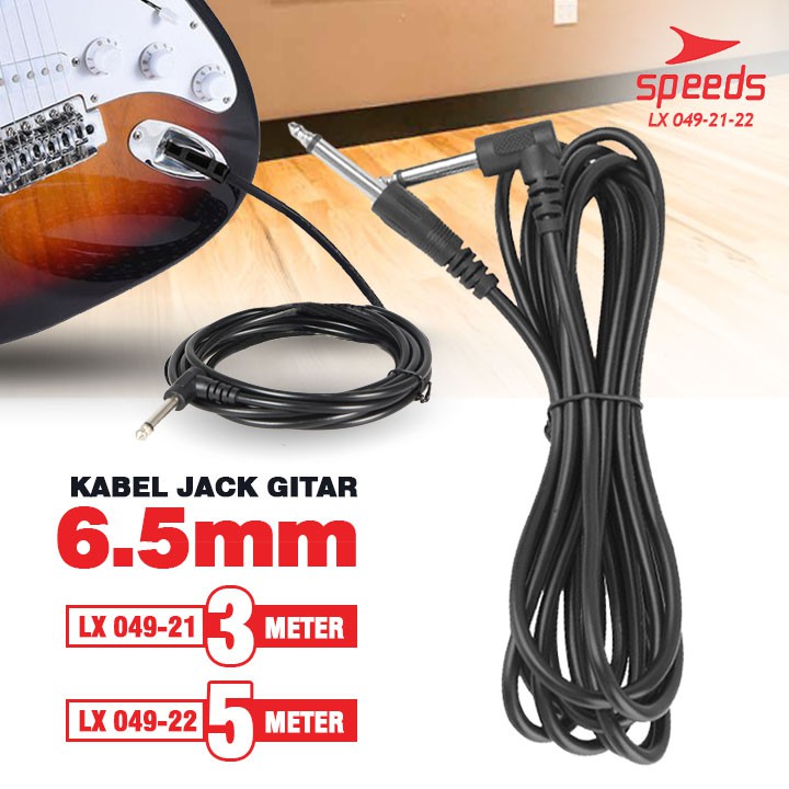 Jual SPEEDS PROMO!!! Cable Guitar / Kabel Gitar Jack Lurus Bengkok ...