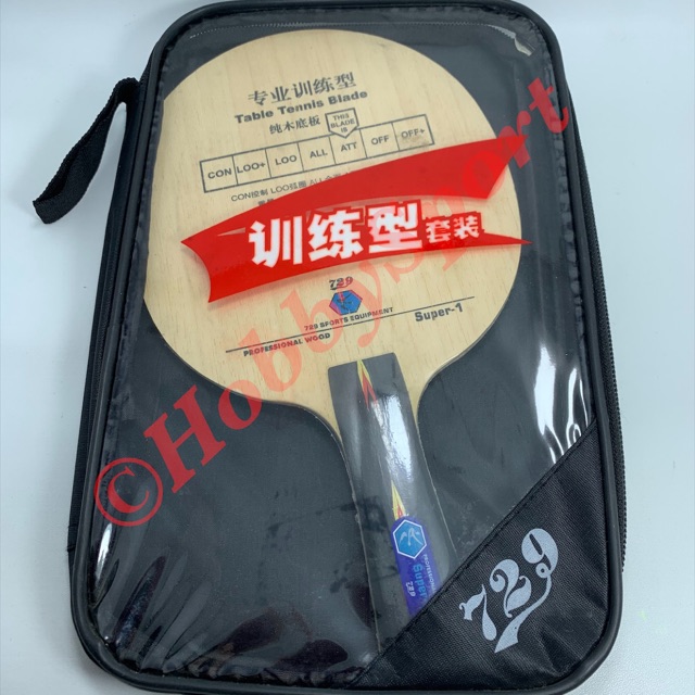 Jual Bad Bat Bet Blade Pingpong / Tenis meja 729 Super 1 Wood Kayu | Shopee Indonesia