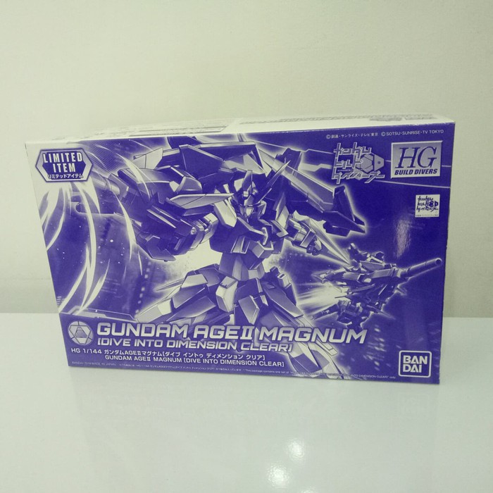 Jual Gundam Bandai Limited Age 2 Magnum dive dimension clear | Shopee ...
