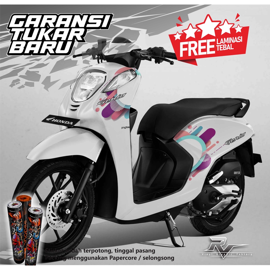 Jual g08 Decal Stiker Sticker Motor Genio 2019 - 2022 Full body ...