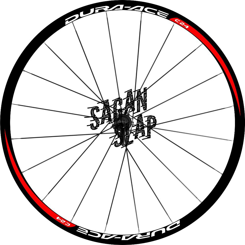 Jual Stiker Sticker Decal Rims Velg sepeda Dura Ace C24 700c strip ...