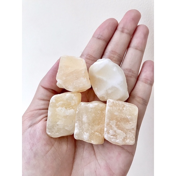 Jual Natural Rough Yellow Jade Crystal Stone | Shopee Indonesia