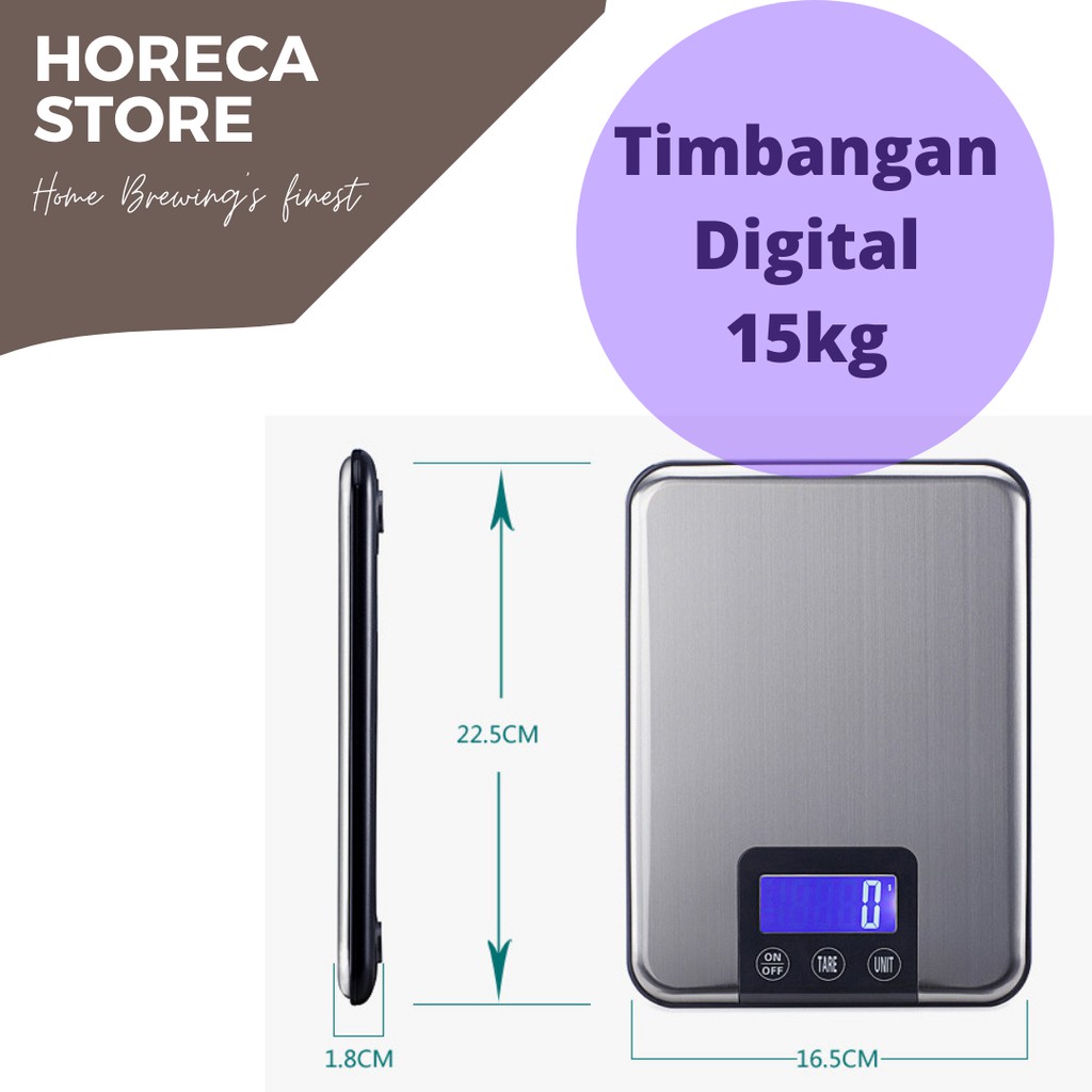 Jual Timbangan Digital 15kg - Digital Scale with LCD Display ...
