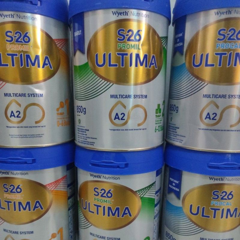 Jual S26 promil ultima A2 tahap 1 & 2 & 3 850gr | Shopee Indonesia