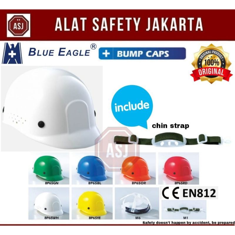 Jual Helm Safety Bump Cap Blue Eagle BP65 | Shopee Indonesia