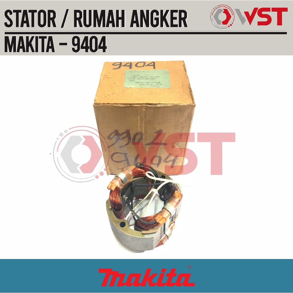 Jual Stator Makita 9404 ORIGINAL / Rumah Armature Mesin Amplas Belt ...