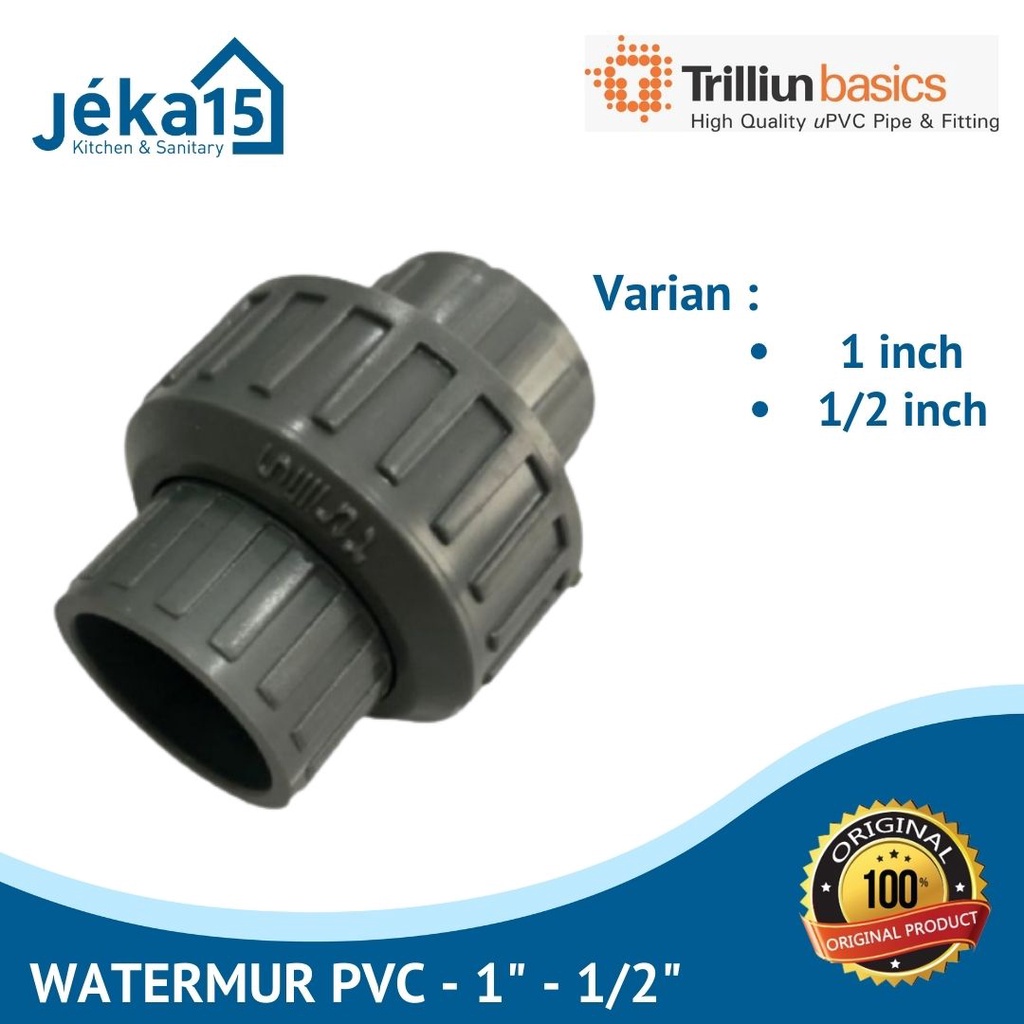 Jual WATERMUR PVC SOCKET 1/2 | WATERMUR 1/2 INCH | Shopee Indonesia