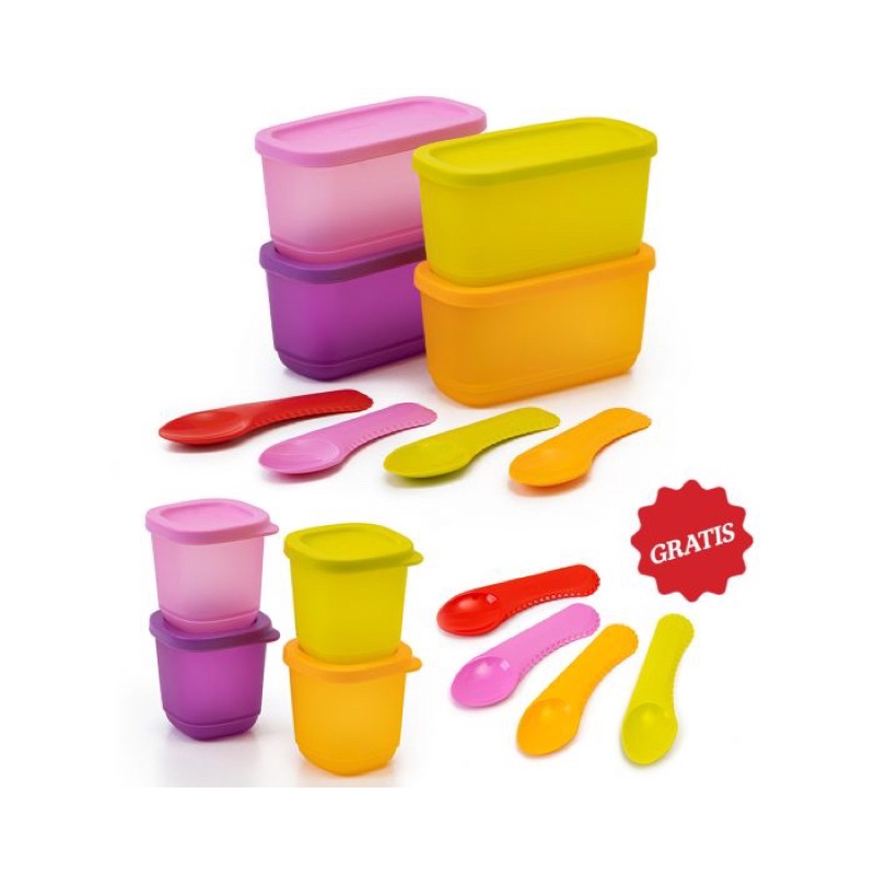 Jual Tupperware PETITE FIESTA SET WITH GIFT | Shopee Indonesia