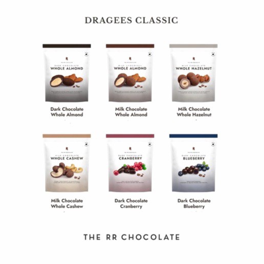 Jual The RR Chocolate Dark Chocolate Whole Almond, Blueberry dan ...