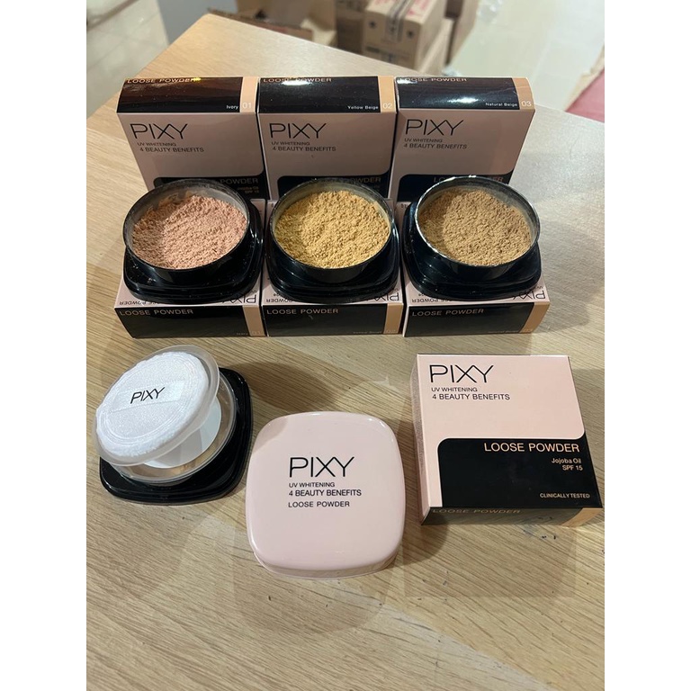 Jual PIXY LOOSE POWDER SPF 15 / PIXI LOOSE POWDER SPF 15 SERIES ...