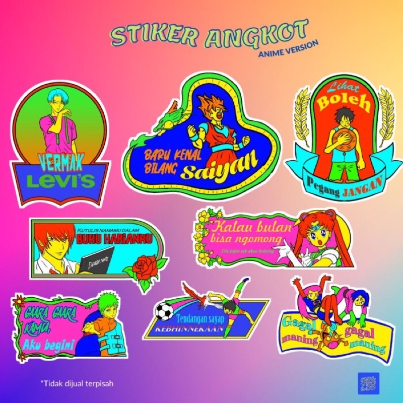 Jual Stiker Anime Kalcer | Stiker Hiasan Laptop | Stiker Lucu | Shopee ...