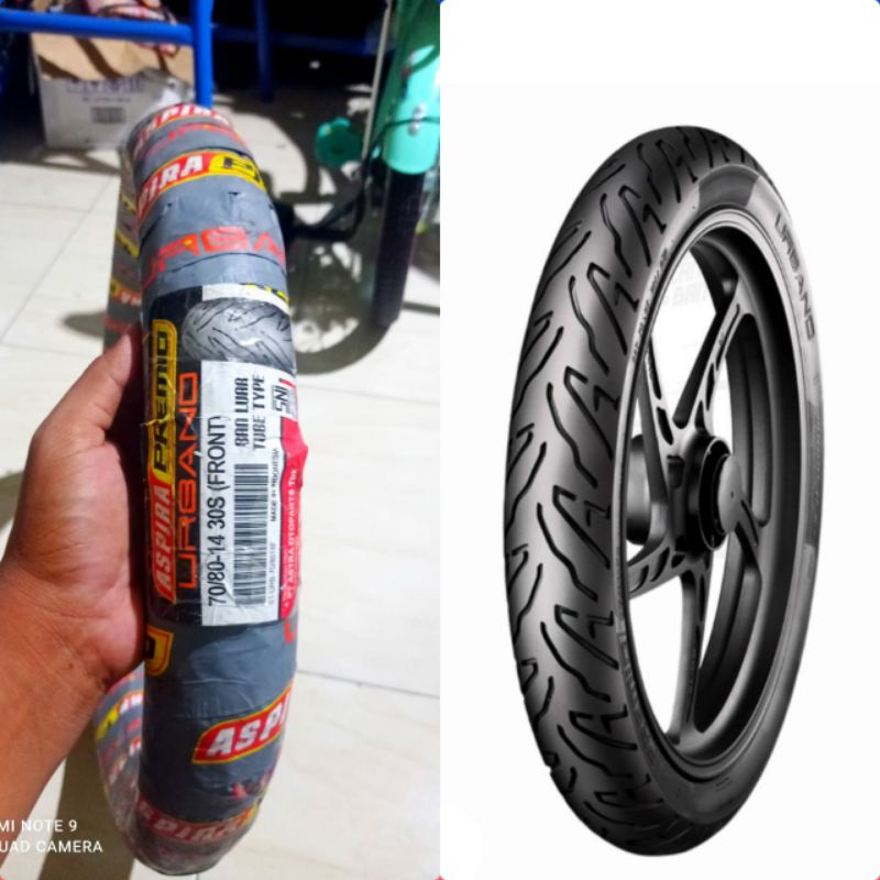 Jual ban motor metic aspira premio urbano 70/80-14 tube type non ...