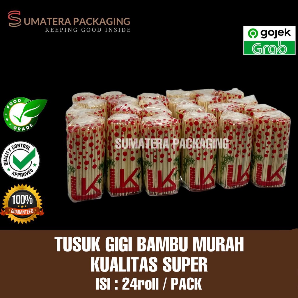 Jual Tusuk Gigi Bambu Super LK Roll Medan Grosir | Shopee Indonesia